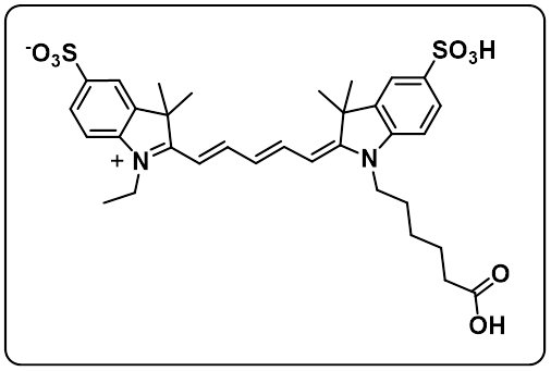 二磺酸-Cy5-羧基（乙基） | CAS:146368-11-8 | 西安点化生物科技有限公司（原成都栢尔康）